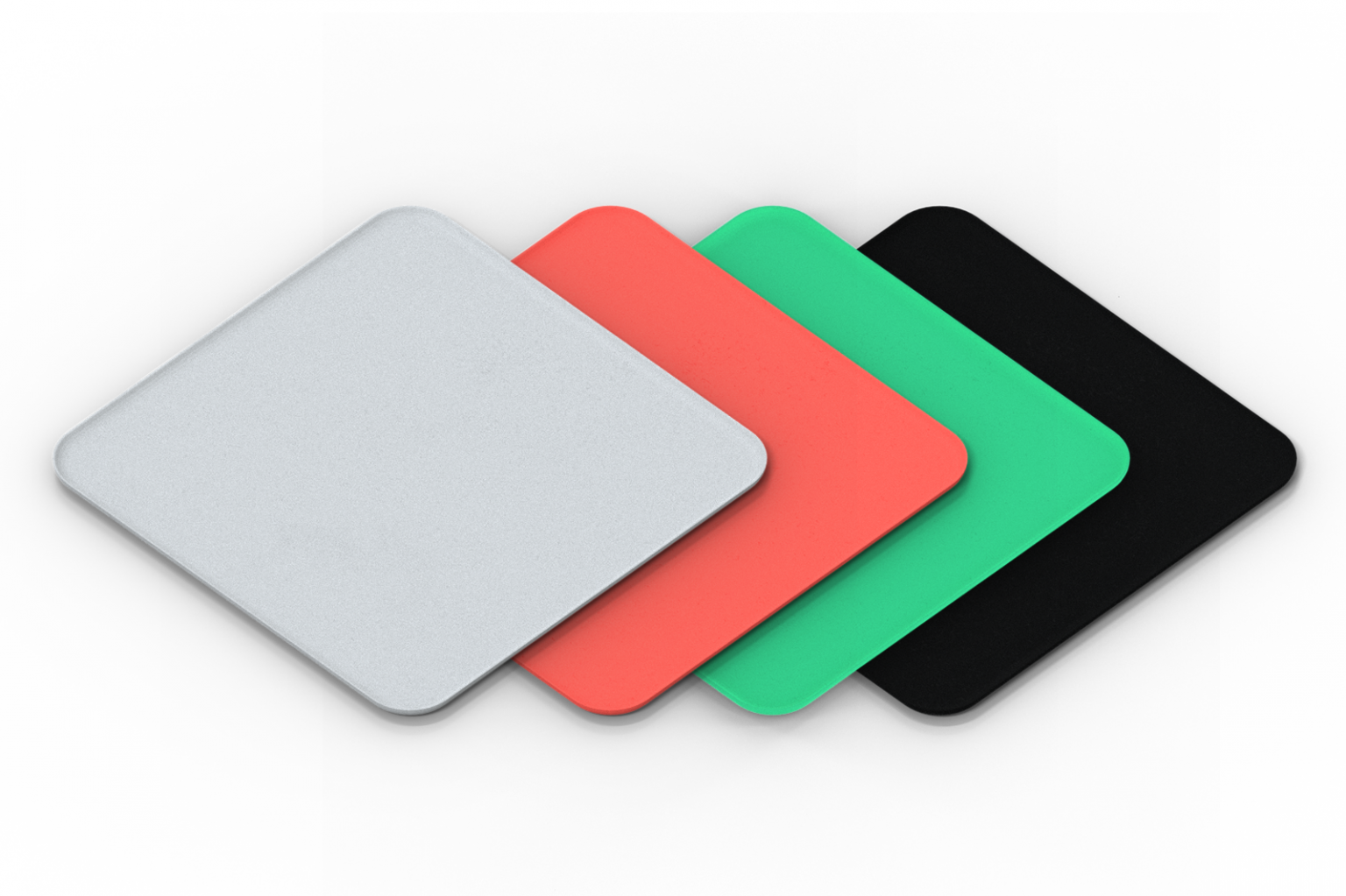 Stackable Aluminium Screw Tray with silicon Insert - Keebwerk.